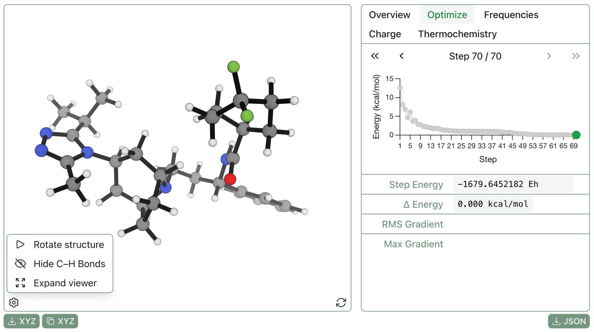 3D Molecule Viewer | Rowan Documentation